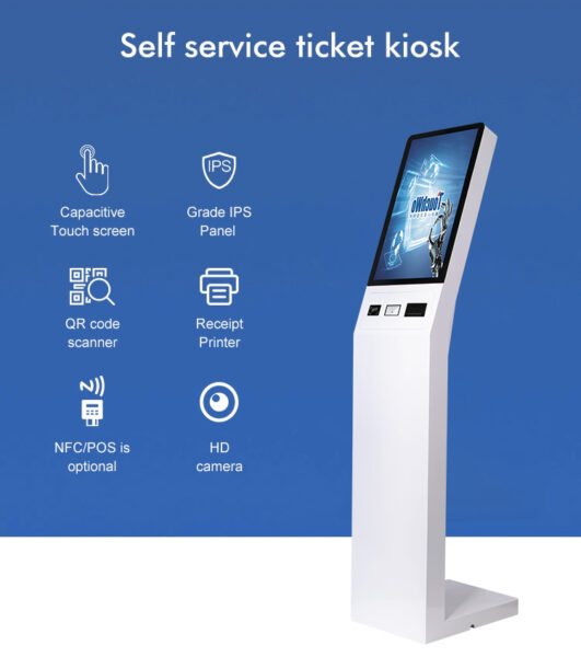 22 inch self service Multifunctional touch kiosk - TouchWo