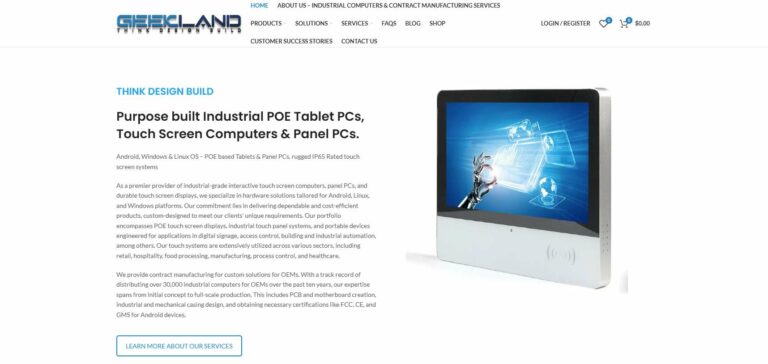 Top 10 Touch Screen Manufacturers in 2025 | TouchWo