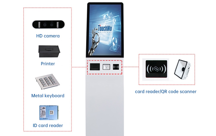 TouchWo Healthcare Kiosk for Hospitals and Medical Offices